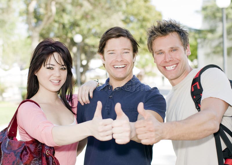 Happy students stock photo. Image of confident, group - 9148718