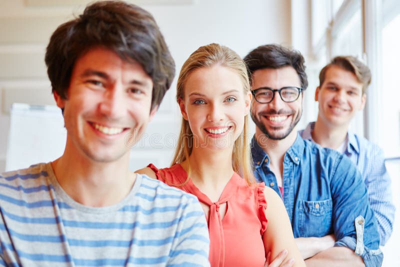 Happy Students As a Successful Team Stock Image - Image of ...