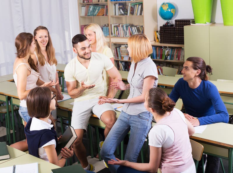 Teacher Students Taking Break Stock Photos - Free & Royalty-Free Stock ...