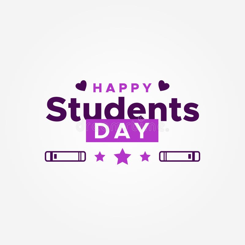 Happy Students Day Vector Design Illustration Stock Vector ...