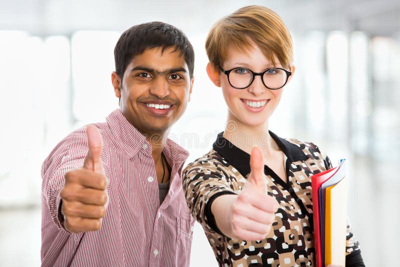 Happy students stock photo. Image of friendship, diversity - 33765378