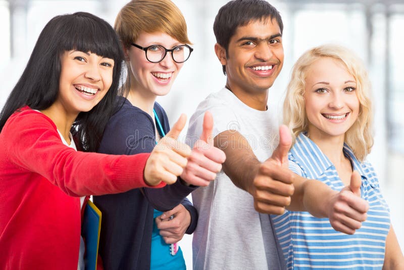 Happy students stock image. Image of energetic, friendship - 42430551