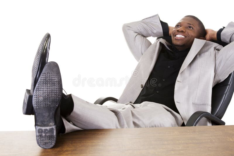 Laid Back Businessman stock image. Image of chair, business - 31272875