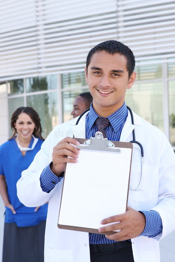 Happy Successful Medical Team Stock Image - Image of group, male: 6303343