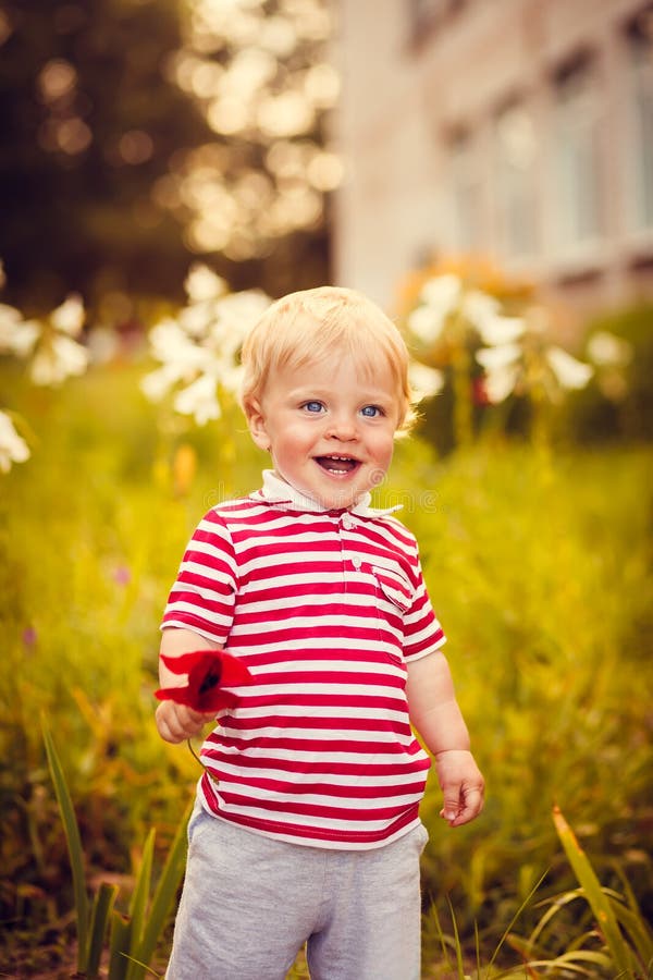 Happy summer boy stock photo. Image of beauty, face, baby - 89601442