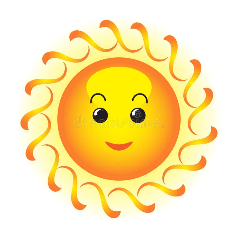 Bright Sun Happy Face Stock Illustrations – 4,587 Bright Sun Happy Face ...
