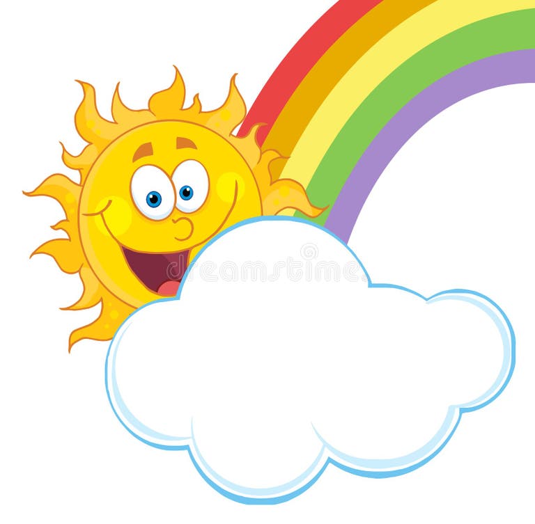 Cloud Rainbow Sun Art Stock Illustrations – 11,636 Cloud Rainbow Sun ...