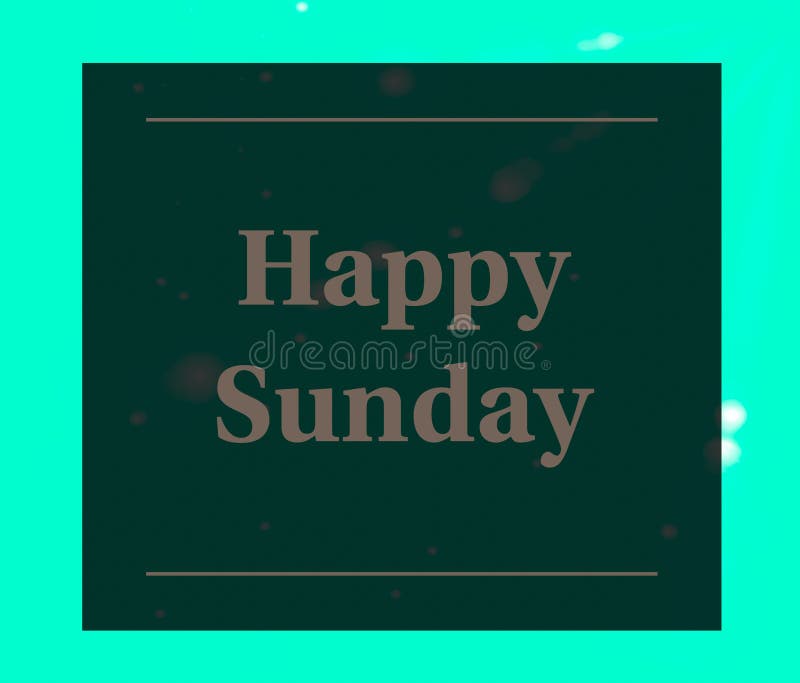 Happy Sunday background stock illustration. Illustration of diagram ...