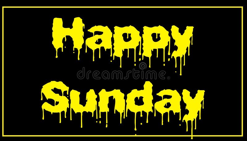 Happy Sunday background stock illustration. Illustration of brand ...