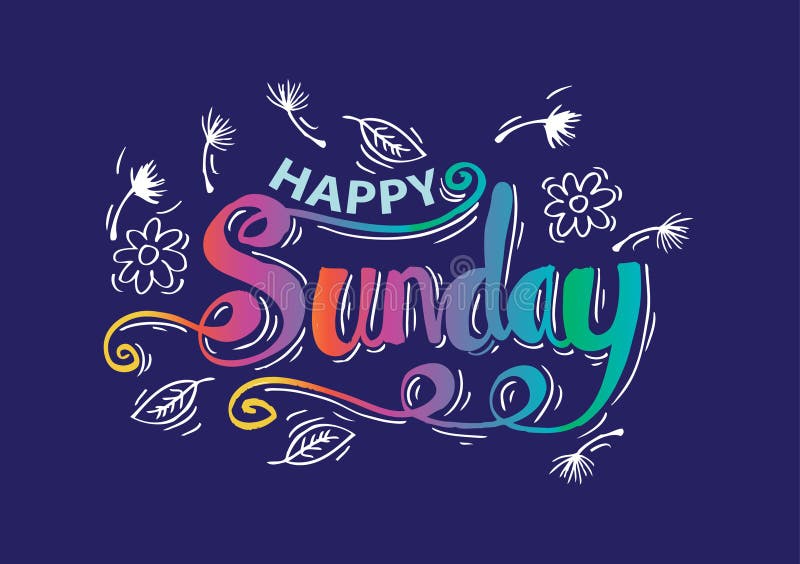 Happy Sunday Stock Illustrations – 35,939 Happy Sunday Stock ...