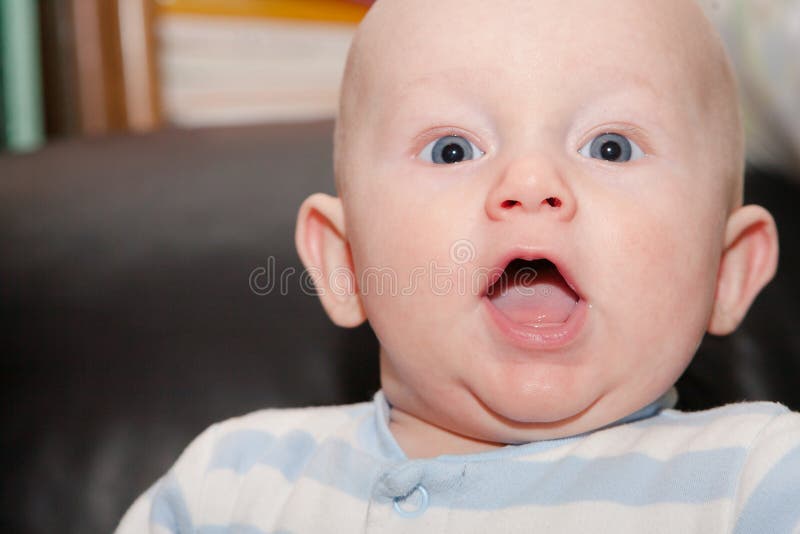 Suprised Child stock photo. Image of suprise, babies, excited - 1229216
