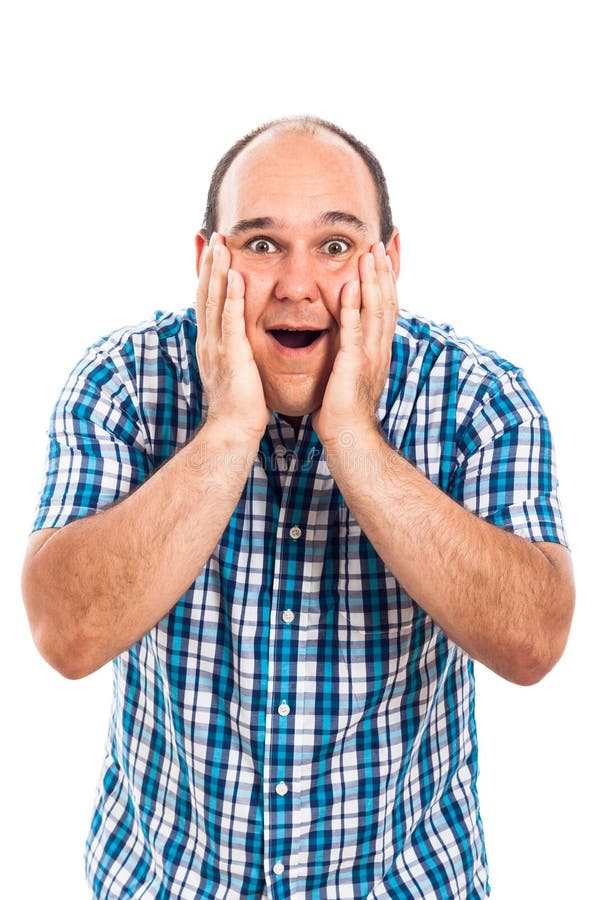 Happy surprised man stock photo. Image of looking, business - 30751530