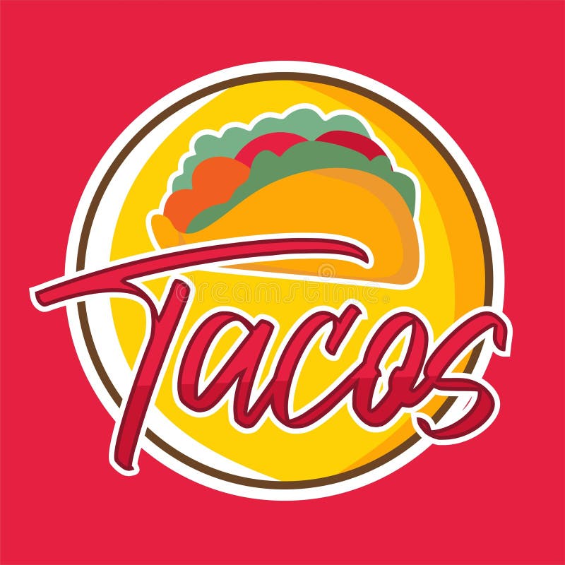 Happy Taco Day with a Delicious Taco Stock Vector - Illustration of ...