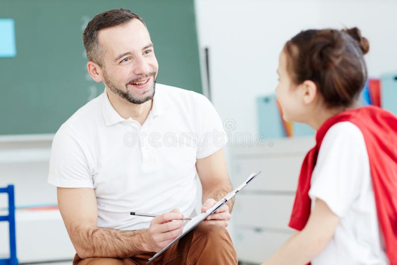 Talking to student stock image. Image of session, backtoschool - 108206941