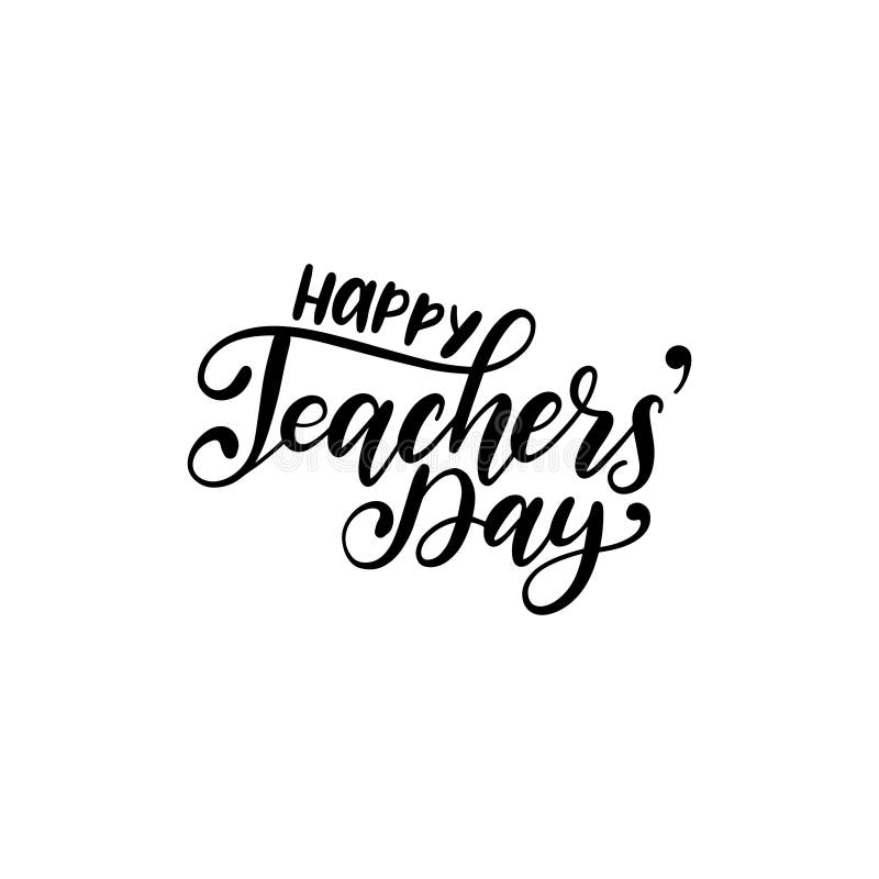 Happy Teachers Day Card Stock Vector Illustration Of Knowledge 100697719