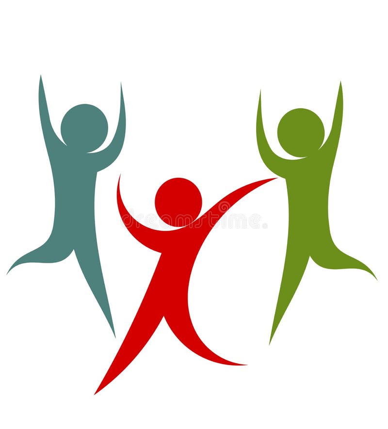 People Collaborate Team Up Join Hands Together Stock Vector ...