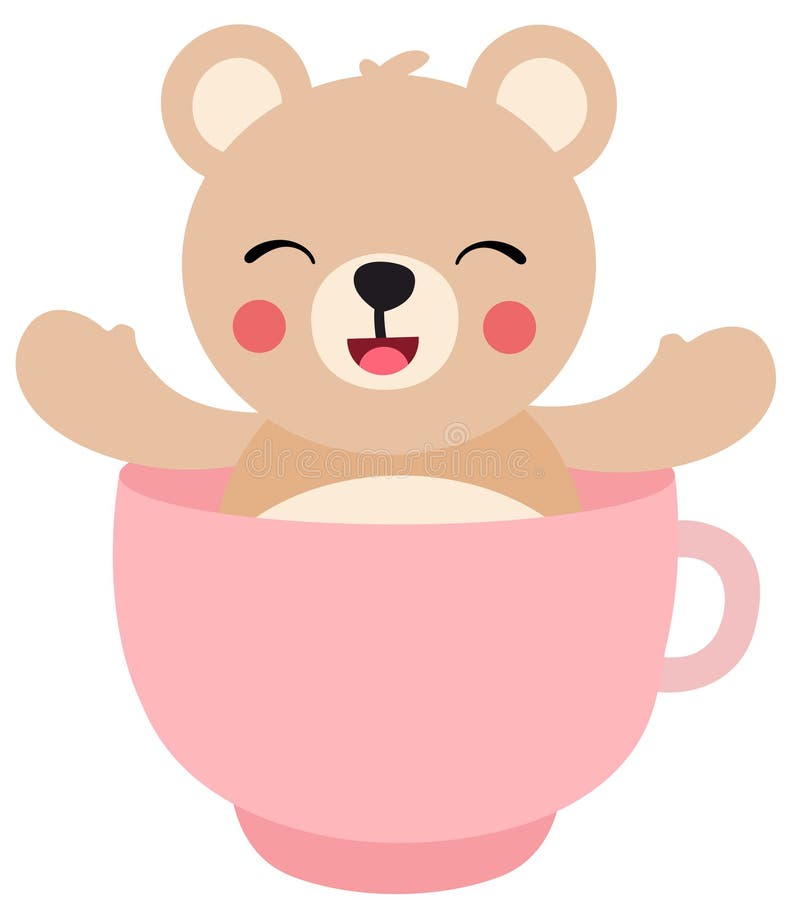 Bear Inside Envelope stock vector. Illustration of paper - 24672421