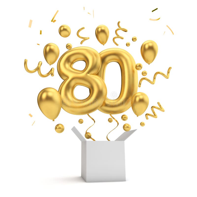 80th Birthday Stock Illustrations – 2,385 80th Birthday Stock ...