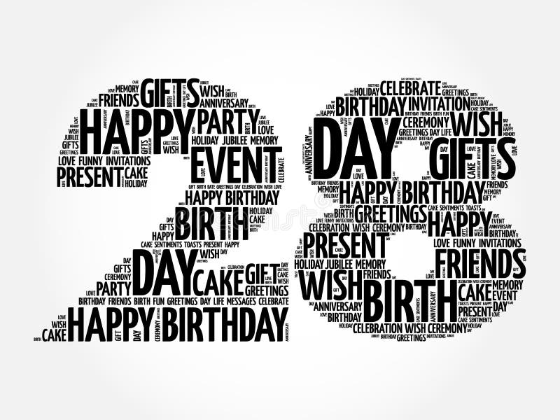 28th Birthday Stock Illustrations – 613 28th Birthday Stock ...
