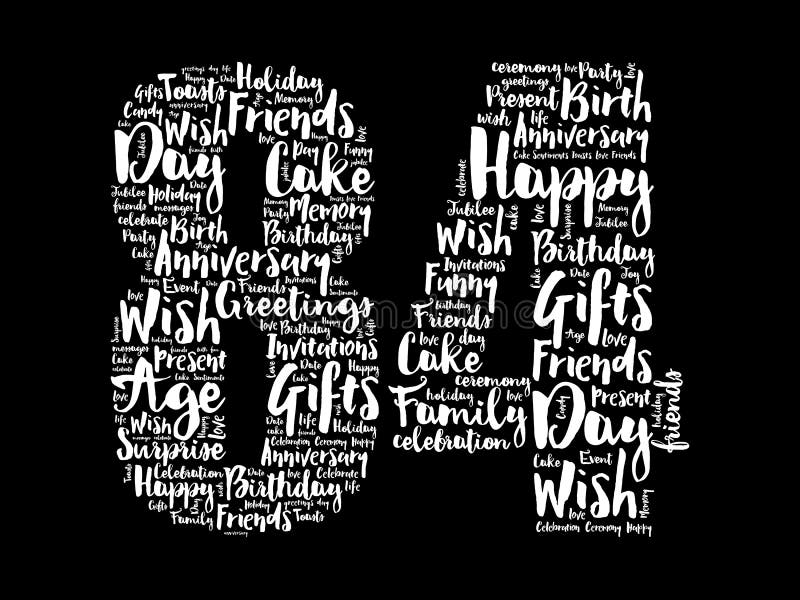 84th Birthday Stock Illustrations – 410 84th Birthday Stock ...