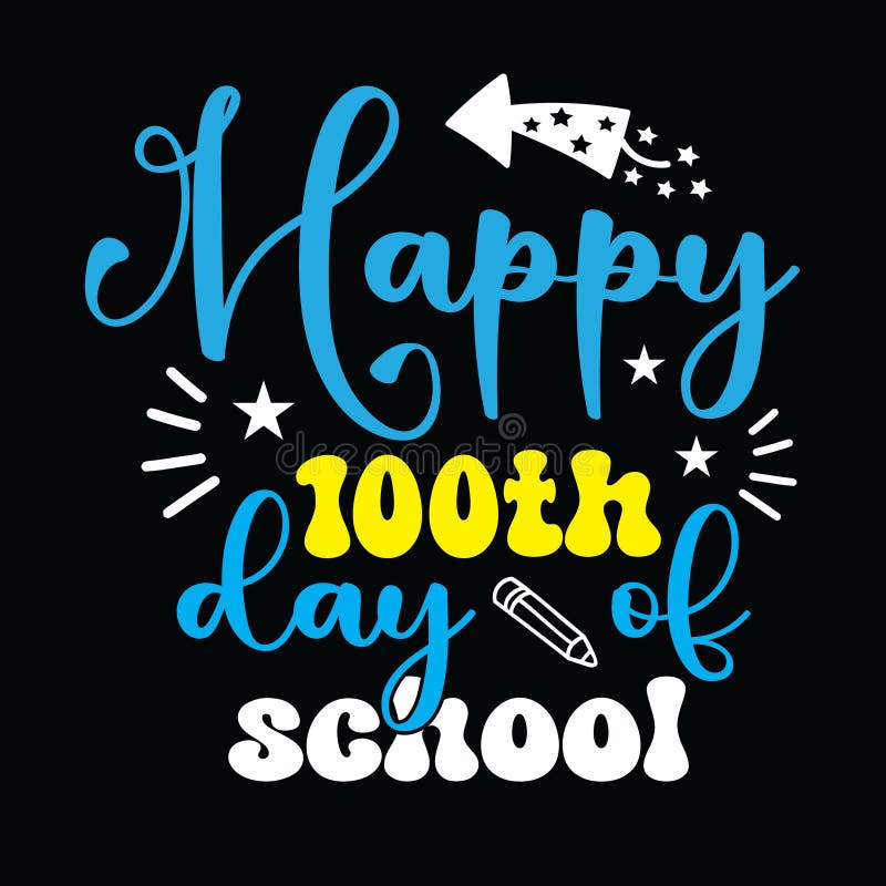 Happy 100th School Stock Illustrations 437 Happy 100th School Stock