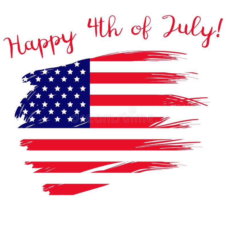 Happy 4th of july banner stock vector. Illustration of promotion - 93894064