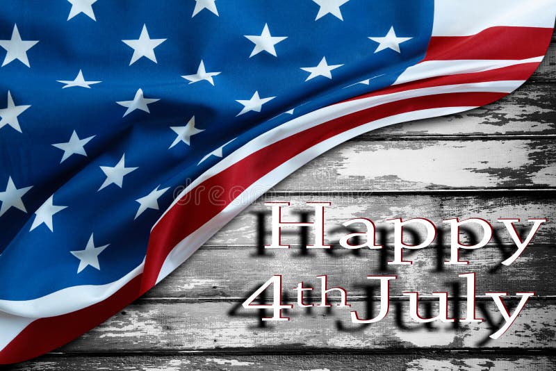 Happy 4th July flag stock photo. Image of patriot, message - 249904148