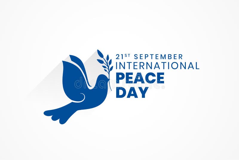 Happy 21th September Template with Bird and Leaf Design Vector ...