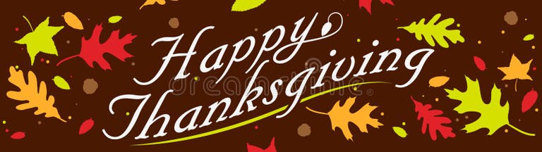 Happy Thanksgiving Banner stock vector. Illustration of canada - 21882120