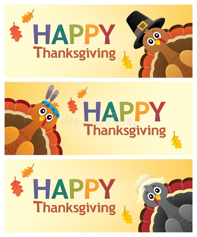 Happy Thanksgiving theme 1 stock vector. Illustration of notice - 15872641