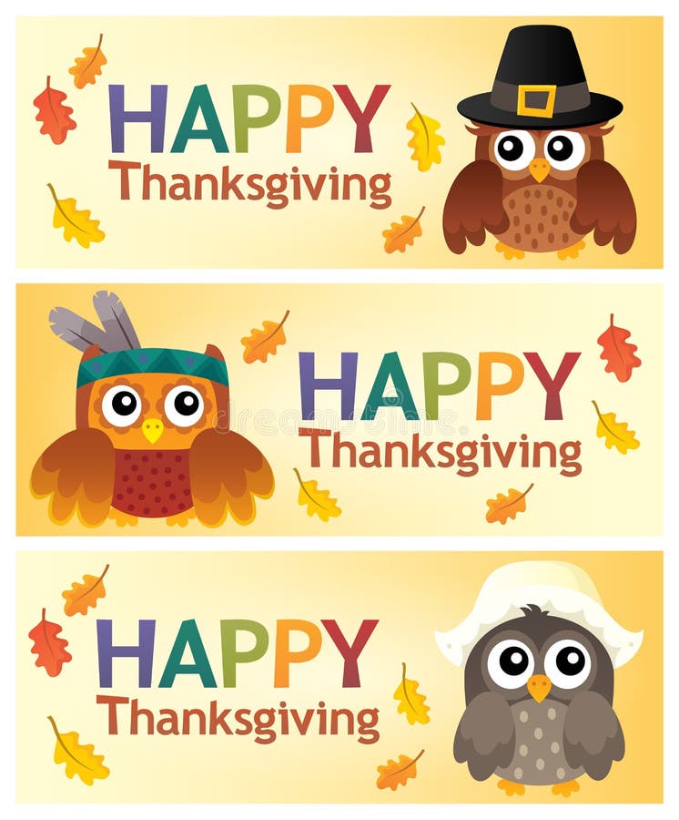 Happy Thanksgiving theme 1 stock vector. Illustration of notice - 15872641