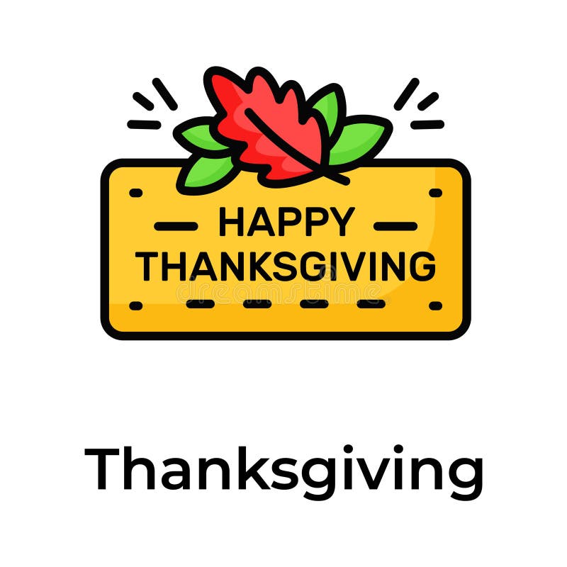 Happy Thanksgiving Board Icon Design, Premium Vector Ready To Use Stock ...