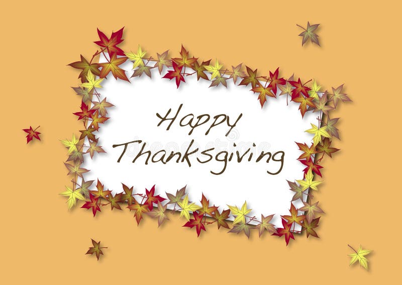 Happy thanksgiving card stock vector. Illustration of greeting - 16093279