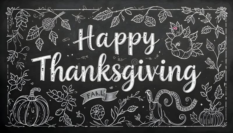 Chalkboard Turkey Design Stock Illustrations – 420 Chalkboard Turkey ...