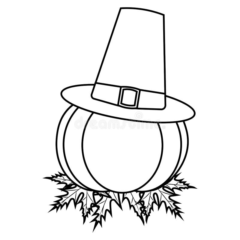 Thanksgiving Day Outline Vector Icon Set Stock Vector - Illustration of ...