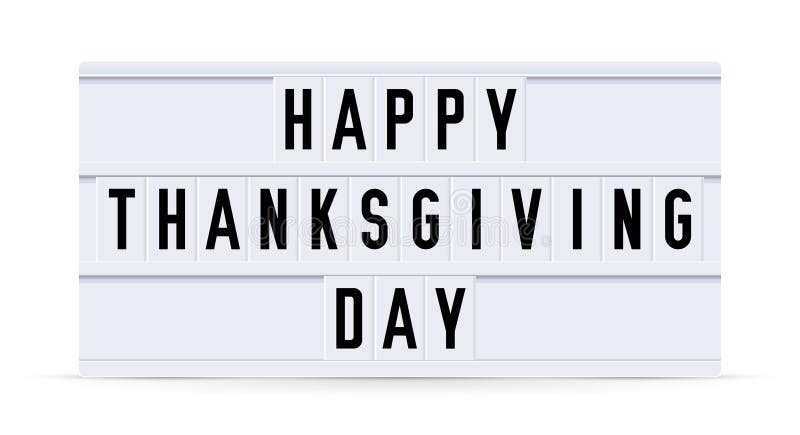 HAPPY THANKSGIVING DAY Glowing Purple Neon Lamp Sign on a Black ...
