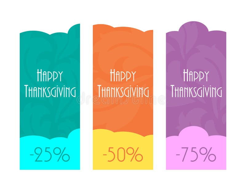 Happy Thanksgiving labels stock vector. Illustration of food - 35142509