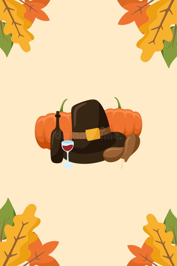 Thanksgiving Simple Color Icons Stock Vector - Illustration of ...