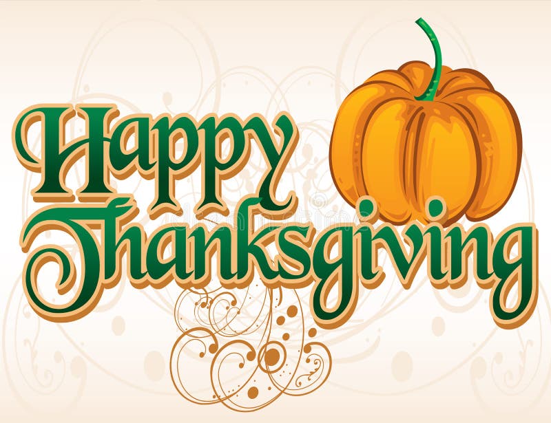 Thanksgiving Card stock vector. Illustration of background - 11020339