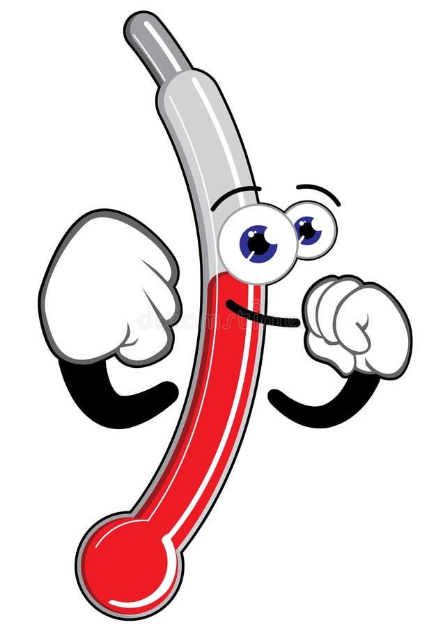 Happy thermometer stock vector. Illustration of happy - 5746821