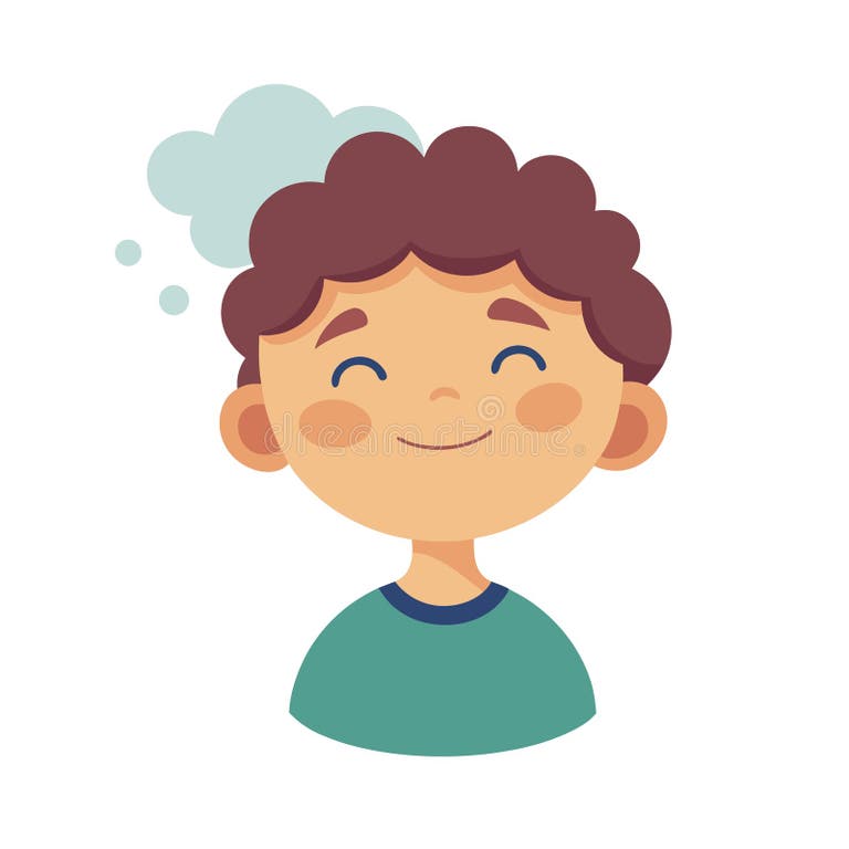Kid Thinking Happy Stock Illustrations – 3,668 Kid Thinking Happy Stock ...