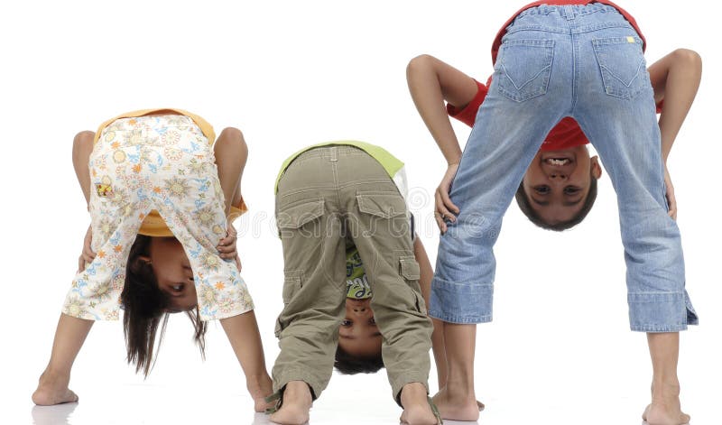 Happy three children stock image. Image of smiling, friendship - 9167145