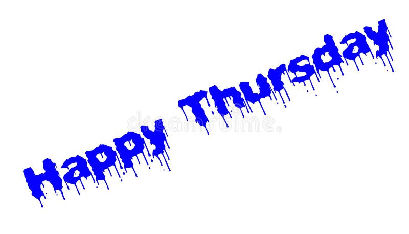 Happy Thursday background stock illustration. Illustration of happy ...