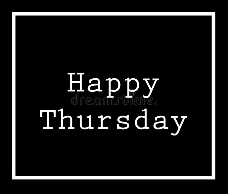 Happy Thursday background stock illustration. Illustration of ...