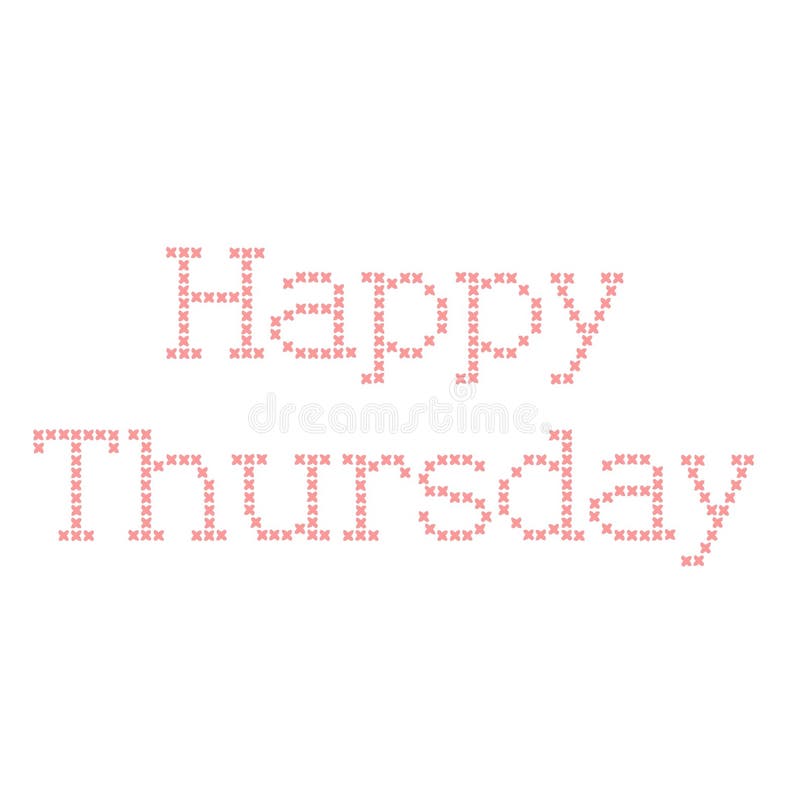 Happy Thursday background stock illustration. Illustration of happy ...
