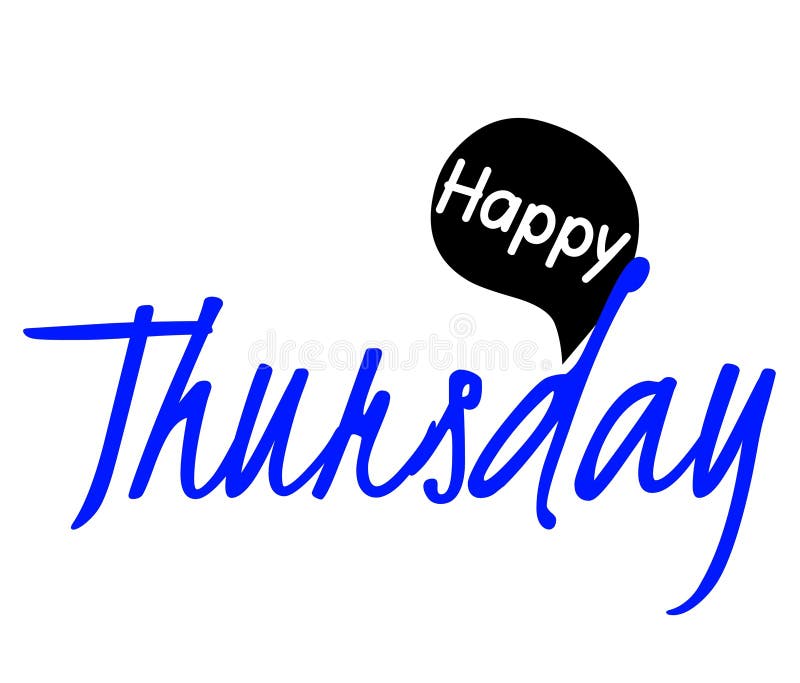 Happy Thursday Stock Illustrations – 1,797 Happy Thursday Stock ...