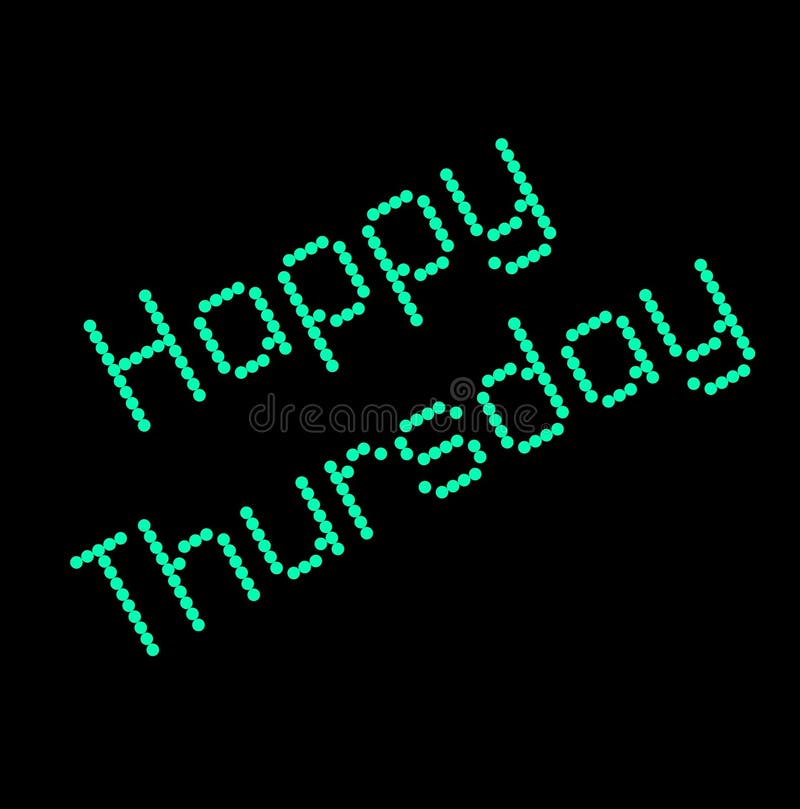 Happy Thursday Motivation with Hearts Message Concept Stock ...