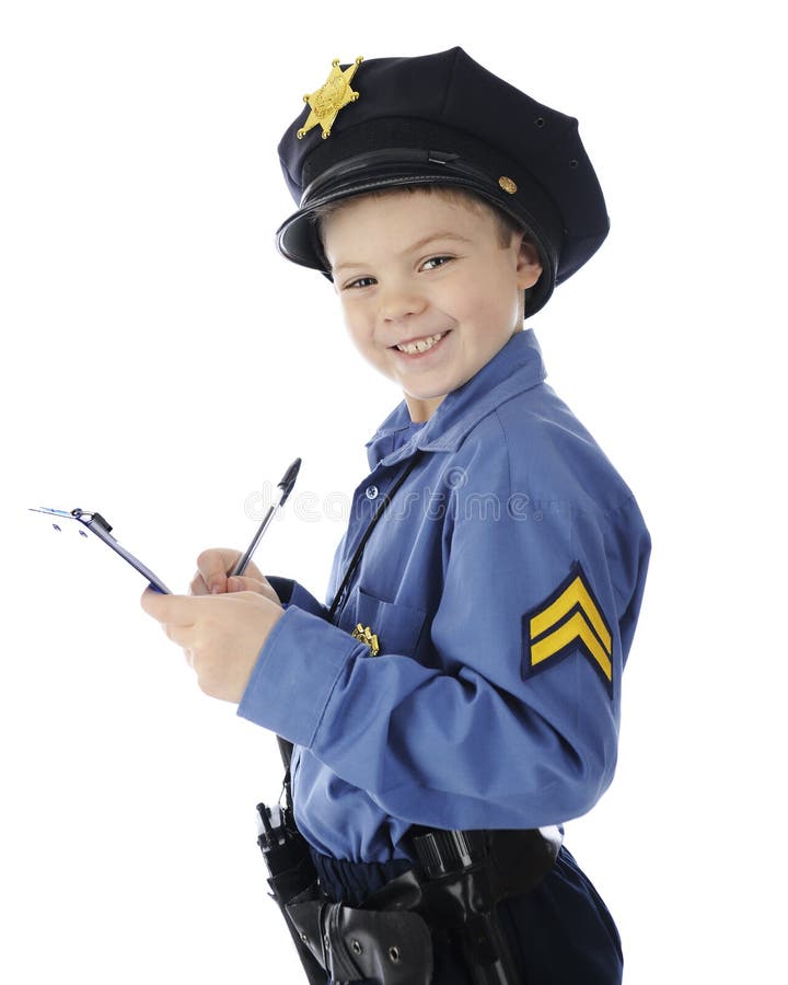 The Cop Says Stop stock image. Image of background, young - 31377225