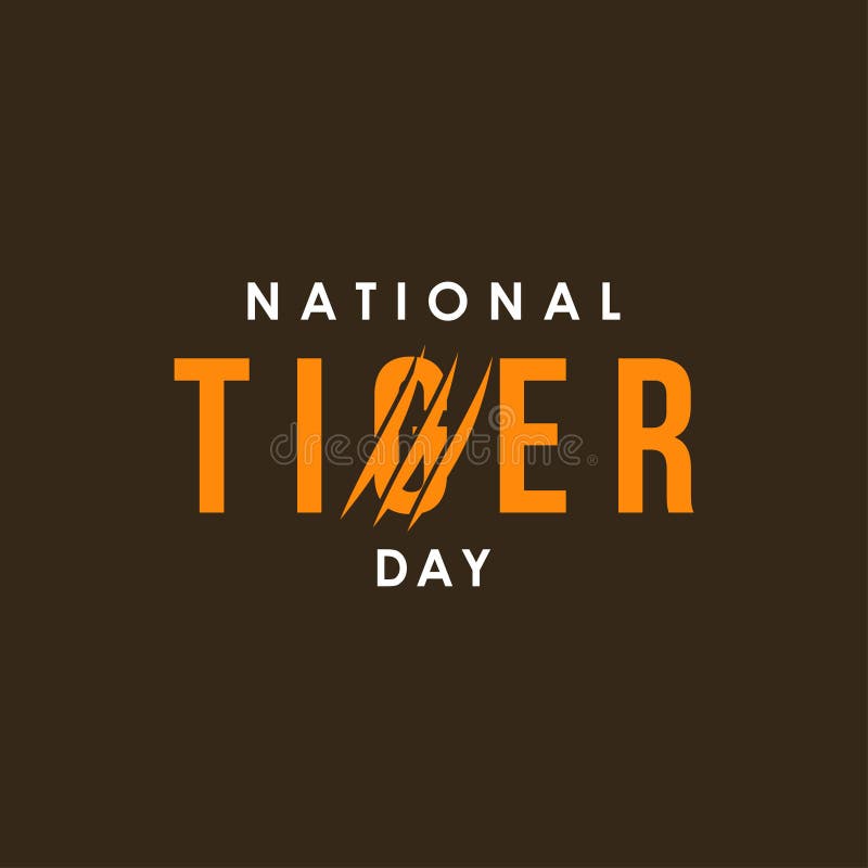 Happy Tiger Day Vector Design Illustration for Celebrate Moment Stock ...