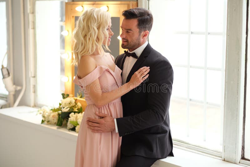 Two Lovers are Ready for Party. they Look Chic in this Classy Suits ...